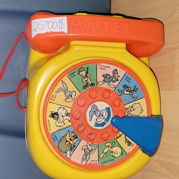 Toys | Vintage 1978 Warner Bros Bugs Bunny Toy Phone Mattel Looney ...